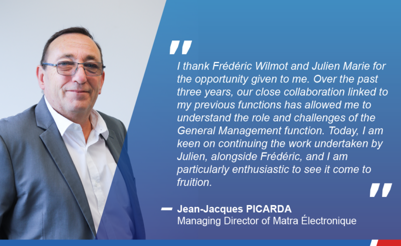 The appointment of Jean-Jacques Picarda - Matra Electronique