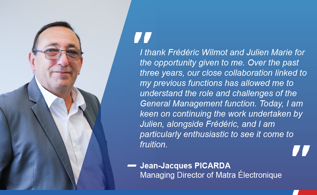 The appointment of Jean-Jacques Picarda - Matra Electronique
